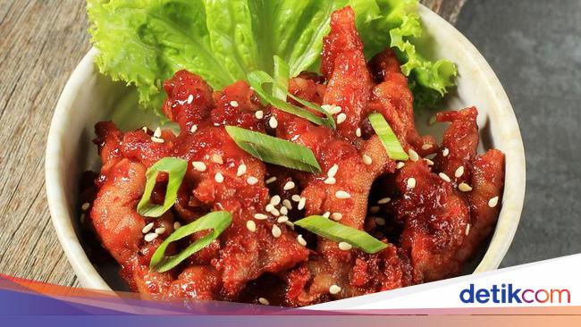 Resep Ceker Ayam Bumbu Korea, Pedasnya Nyengat Bikin Nagih