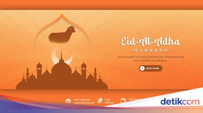 30 Contoh Desain Spanduk Idul Adha 2023 Menarik serta Cara Download