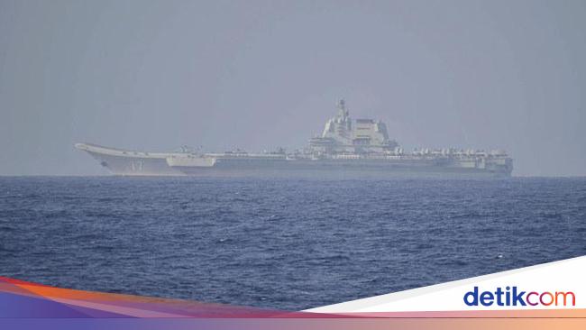 Kapal Induk China Lintasi Selat Taiwan, Taipei Awasi!