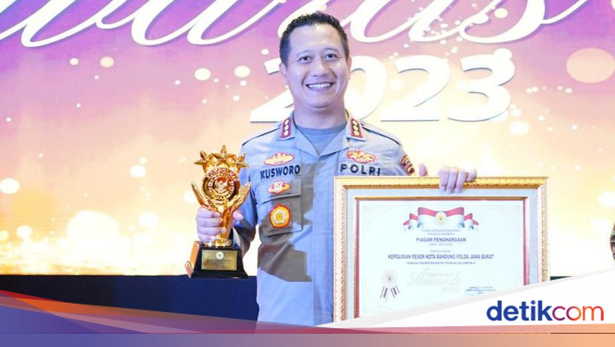 Polresta Bandung Raih Penghargaan di Kompolnas Awards 2023