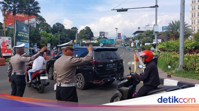 One Way Arah Jakarta Berakhir, Lalin Puncak Kembali Dua Arah