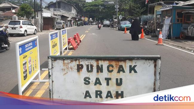 One Way Arah Jakarta Diberlakukan di Puncak Bogor Sore Ini
