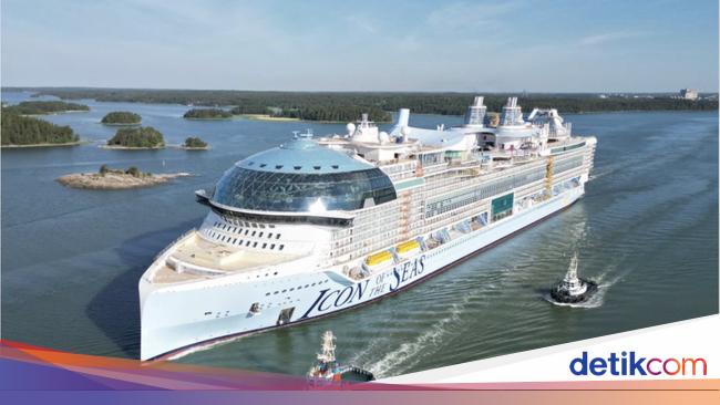 Menengok Kapal Icon of The Seas, 5 Kali Lebih Besar dari Titanic