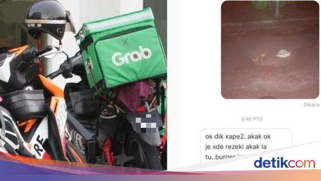 Tak Sengaja Jatuhkan Makanan Pembeli, Driver Ojol Ini Justru Diberi Tip Tak Sengaja Jatuhkan Makanan Pembeli, Driver Ojol Ini Justru Diberi Tip