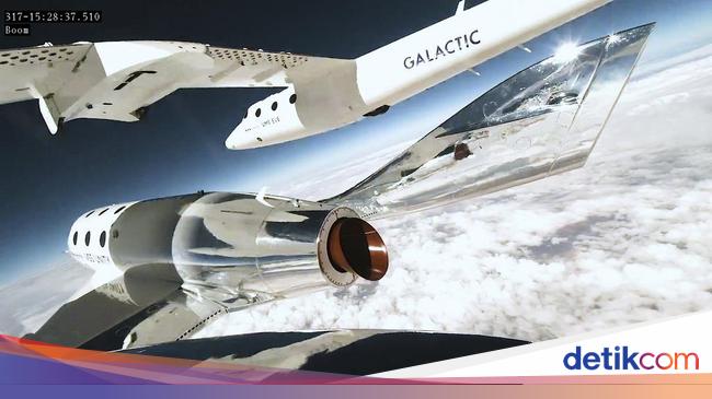 Kisah Pesawat Virgin Galactic yang Berhasil Bawa Penumpang Pertama Tur ...