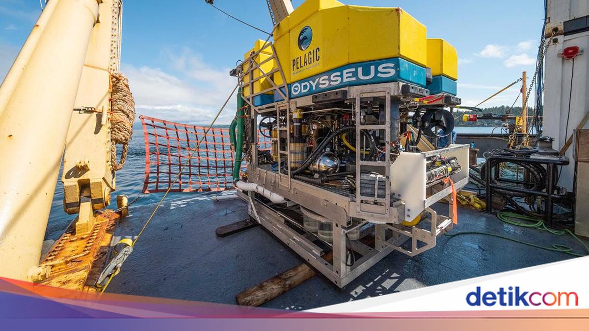 Wujud Kendaraan Robot Canggih Penemu Puing Kapal Selam Titan