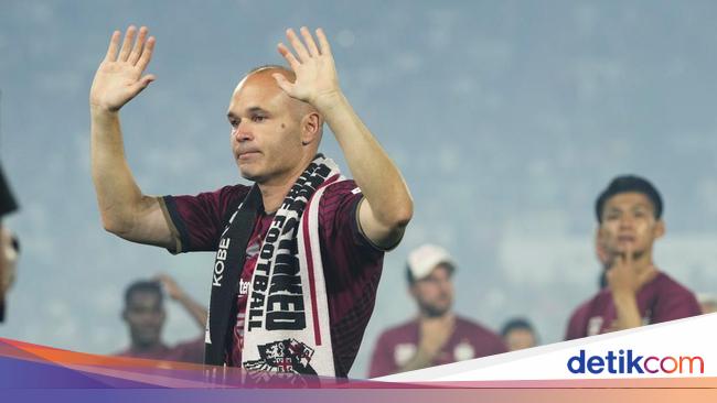 Gelandang Legendaris Spanyol Andres Iniesta Resmi Gantung Sepatu