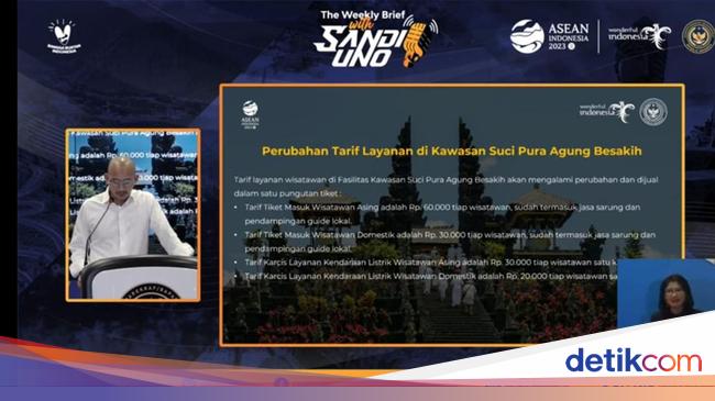 Pengunjung Pura Besakih Akan Dikenakan Tiket Kendaraan Listrik