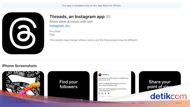 Fitur Threads Buatan Meta untuk Saingi Twitter