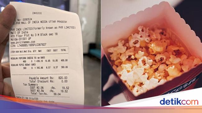 Beli Popcorn di Bioskop, Pria Protes Harga Popcorn Rp 150 Ribu