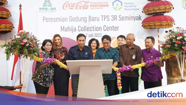 Gedung Penampungan dan Pemilahan Sampah di TPS 3R Seminyak Diresmikan