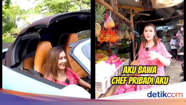 Rey Utami Artis Terkaya di Indonesia 2023, Belanja ke Pasar Pakai Porsche