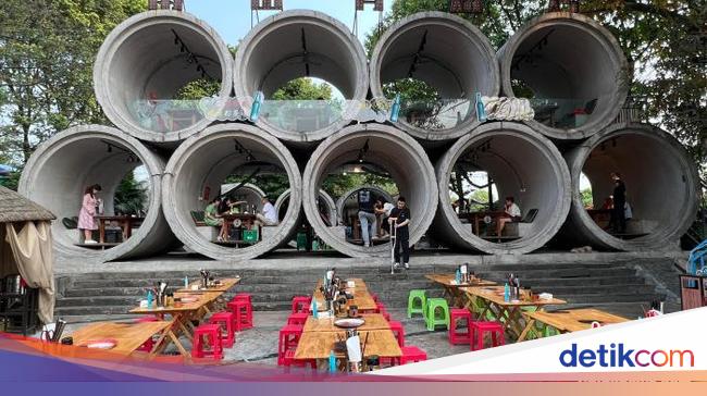Unik! Resto BBQ di China Ini Ada di Dalam Susunan Pipa Beton