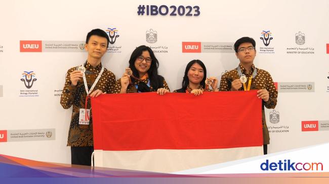 Kabar Bahagia, 4 Pelajar RI Sabet Medali di Olimpiade Biologi Internasional