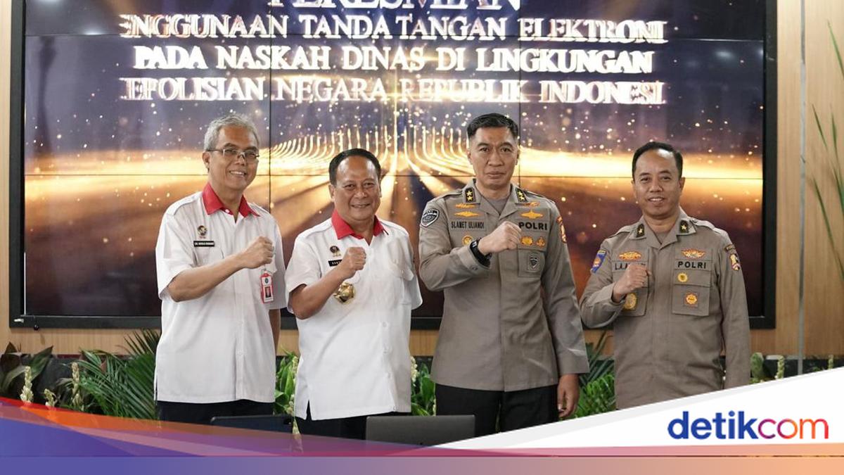 Polri Resmikan Tanda Tangan Elektronik yang Tersertifikasi BSSN