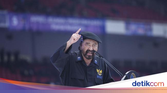 Saat Surya Paloh Ungkit Dukungan Total ke Jokowi di Apel Perubahan