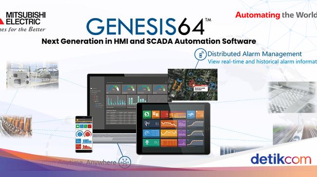 SCADA GENESIS64 Solusi Real Time Visualisasi dari Mitsubishi Electric