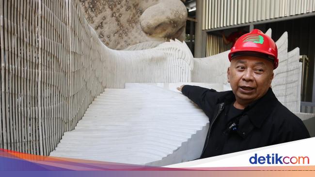 Melihat Proses Pembuatan Ikon Garuda IKN Karya Nyoman Nuarta