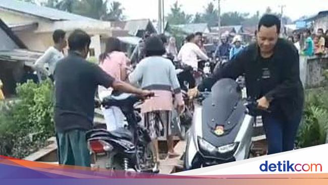 Ngeri! Ini Penampakan Jembatan Darurat di Sergai yang Bikin Warga Tewas