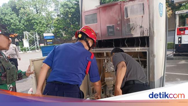 Pertamina Jelaskan Insiden Dispenser SPBU di Pesanggrahan Jaksel Terbakar