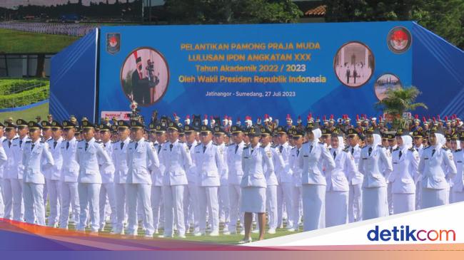Pesan Wapres Ma'ruf Amin kepada 1.627 Pamong Praja Muda IPDN
