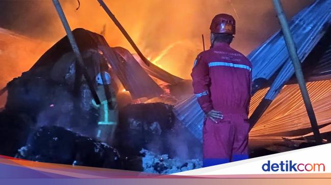 Tempat Budidaya Jamur dan Usaha Mebel di Candirejo Klaten Terbakar