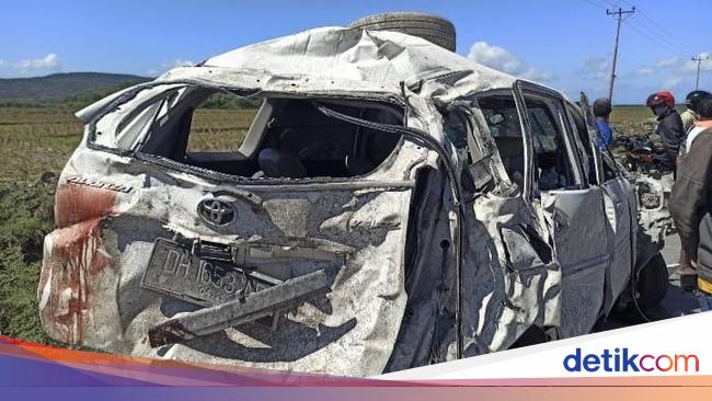 Kronologi Kecelakaan Maut Tewaskan Tiga Penumpang Minibus