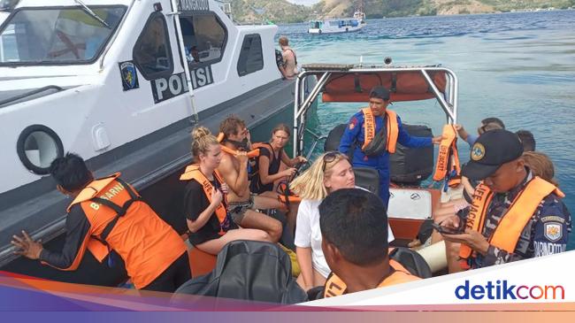 Kapal Wisata Karam di Perairan Labuan Bajo, 37 Bule Dievakuasi