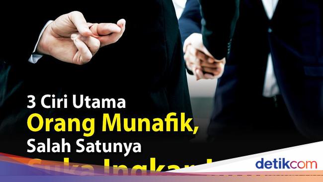 Infografis: 3 Ciri Orang Munafik