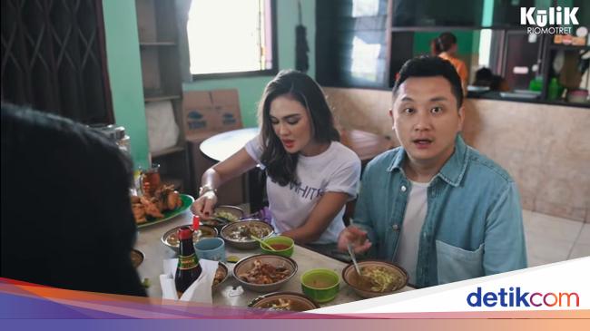 Momen Rio Motret Kulineran di Yogyakarta Bareng Lucinta Luna