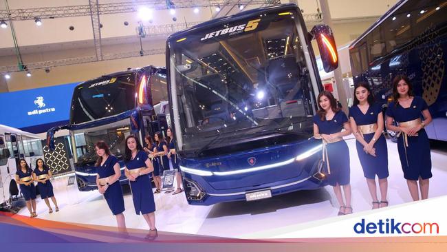 Begini Kerennya Wujud Adiputro Jetbus 5 di GIIAS 2023