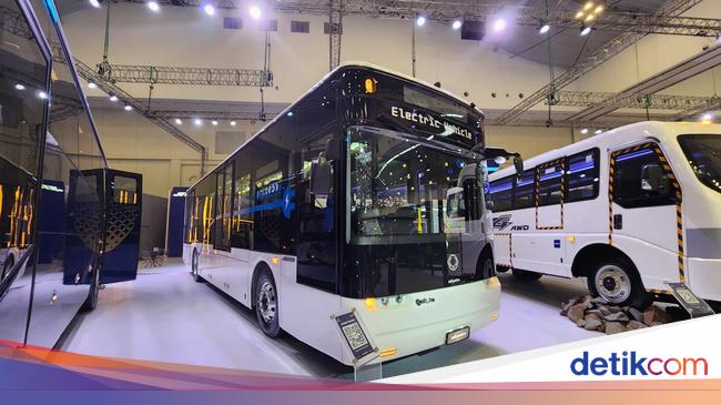 Bus Listrik INVI Hadir di GIIAS 2023, Begini Wujudnya
