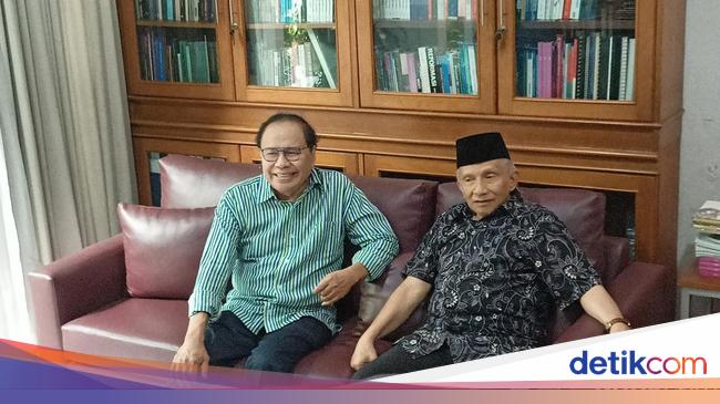 Amien Rais Sambangi Rumah Rizal Ramli, Bahas Apa?