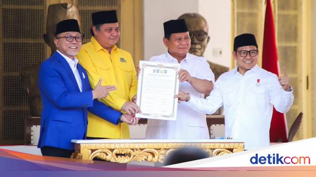 Hitung-hitungan Kekuatan 'Mesin' Pendukung Prabowo Usai Golkar-PAN Gabung Hitung-hitungan Kekuatan 'Mesin' Pendukung Prabowo Usai Golkar-PAN Gabung