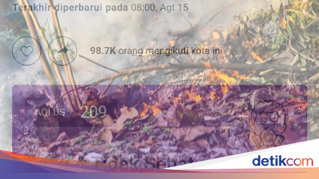 Potret Pembakaran Sampah Ilegal, Biang Kerok Polusi Udara Tangsel