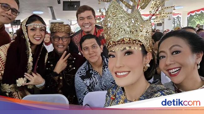 10 Foto Gaya Artis Ikut Upacara HUT RI di Istana, Putri Ariani Hingga ...