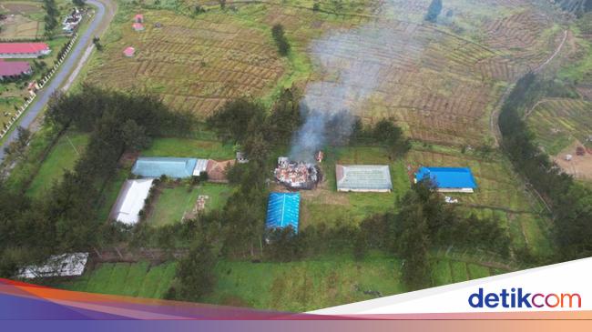 Kronologi KKB Bakar Perpustakaan SMA Negeri 1 Ilaga Puncak Papua Tengah