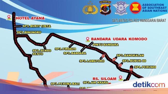 Ada Rekayasa Lalu Lintas Saat AMMTC di Labuan Bajo, Catat Waktu dan Rutenya Ada Rekayasa Lalu Lintas Saat AMMTC di Labuan Bajo, Catat Waktu dan Rutenya