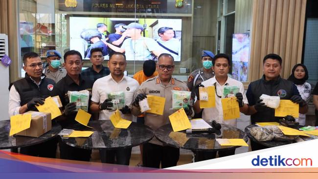 Polres Jakut Bekuk Kurir Narkoba Eks Napi Nusakambangan, Sita 5 Kg Sabu