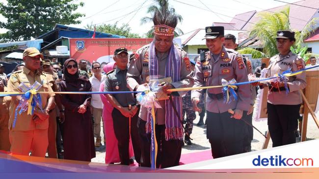Kapolda Papua Resmikan Mako Satpolairud Polres Sarmi