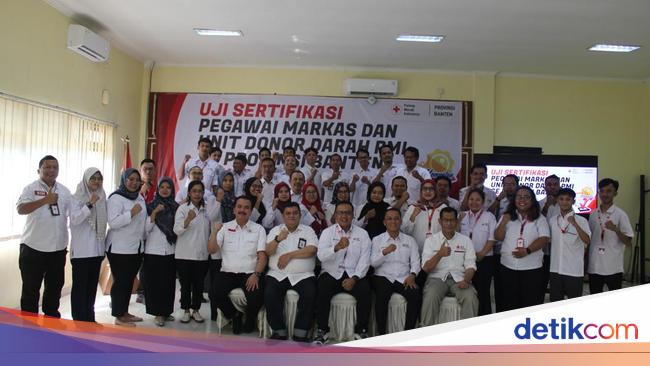 Tingkatkan Kapasitas SDM, PMI Banten Gelar Sertifikasi Pegawai Markas-UDD Tingkatkan Kapasitas SDM, PMI Banten Gelar Sertifikasi Pegawai Markas-UDD