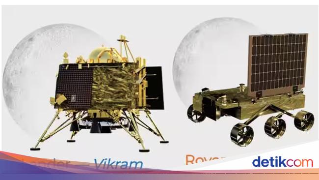 Robot Penjelajah Bulan India Sedang Tidur Sebelum Mulai Misi Baru