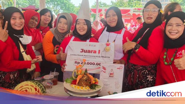 Lomba Nasi Goreng Bikin Heboh Emak-emak Semarang, Ini Dia Juaranya