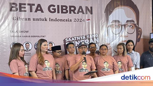 Relawan Beta Gibran Deklarasi Dukung Gibran Maju Cawapres 2024