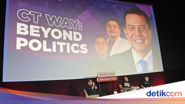 Potret CT Bicara Blak-blakan soal Indonesia Maju Potret CT Bicara Blak-blakan soal Indonesia Maju