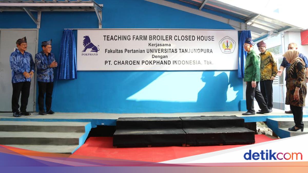 Charoen Pokphand Hibahkan Kandang Ayam Modern ke Universitas Tanjungpura