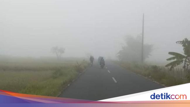 Sleman Berselimut Kabut Pagi Tadi, Ini Penjelasan BMKG