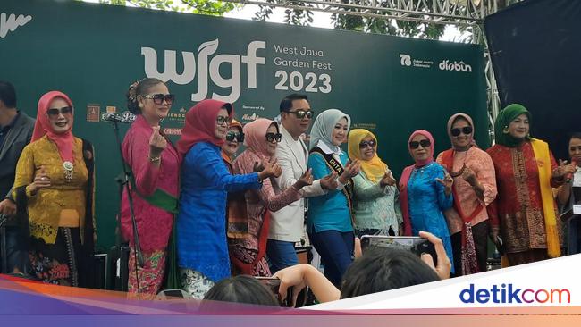 Romantisnya RK di West Java Festival, Namai Tanaman 'Atalia'