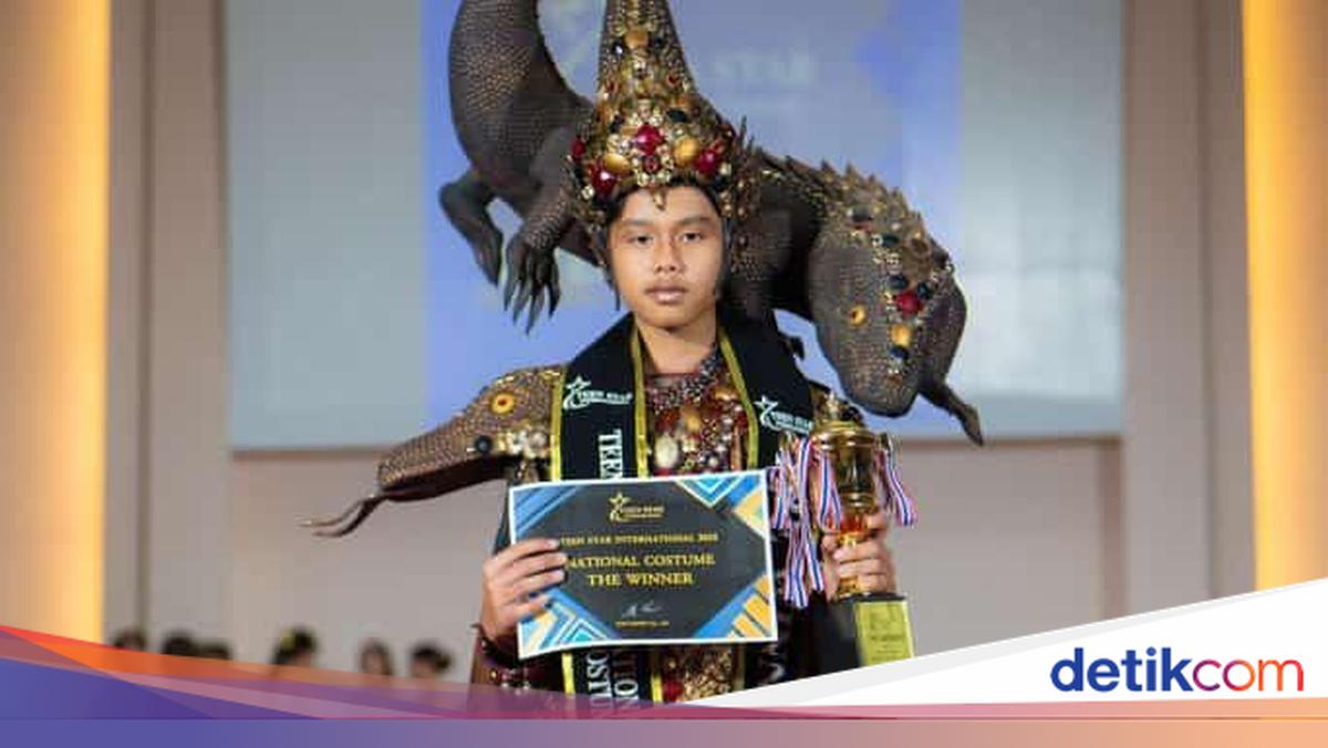 Keren, Siswa Surabaya Ini Sabet Best National Custome di Ajang ...