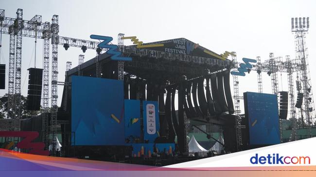 Mengintip Megahnya Panggung Konser West Java Festival 2023